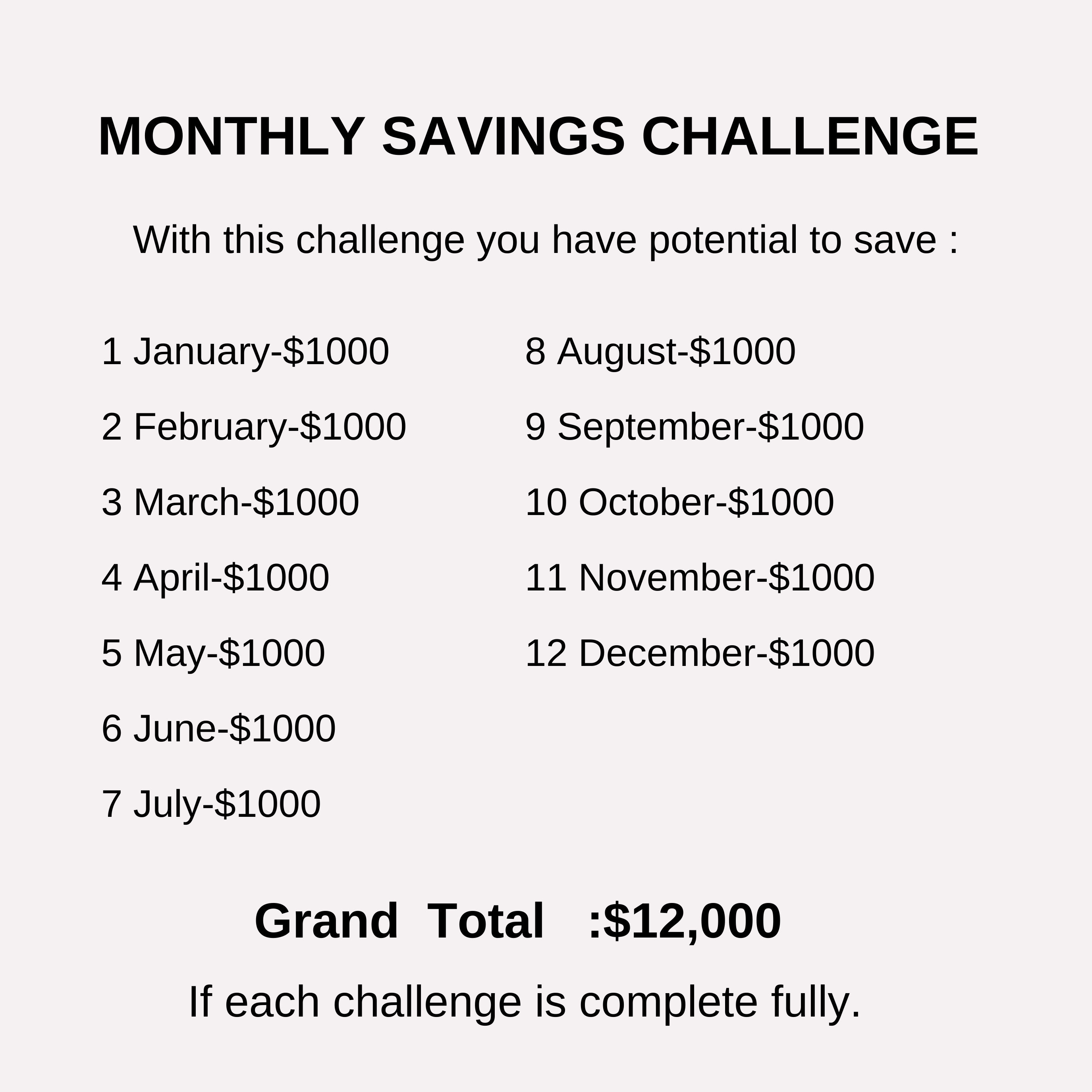 Buy Monthly Savings Challenge Printable & Envelope Cash Tracker, 12 ...