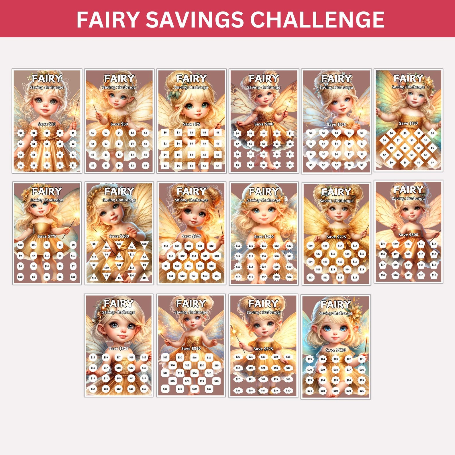 Ultimate Mega Binder Savings Challenge Printable Bundle, A6 Mini Cute ...