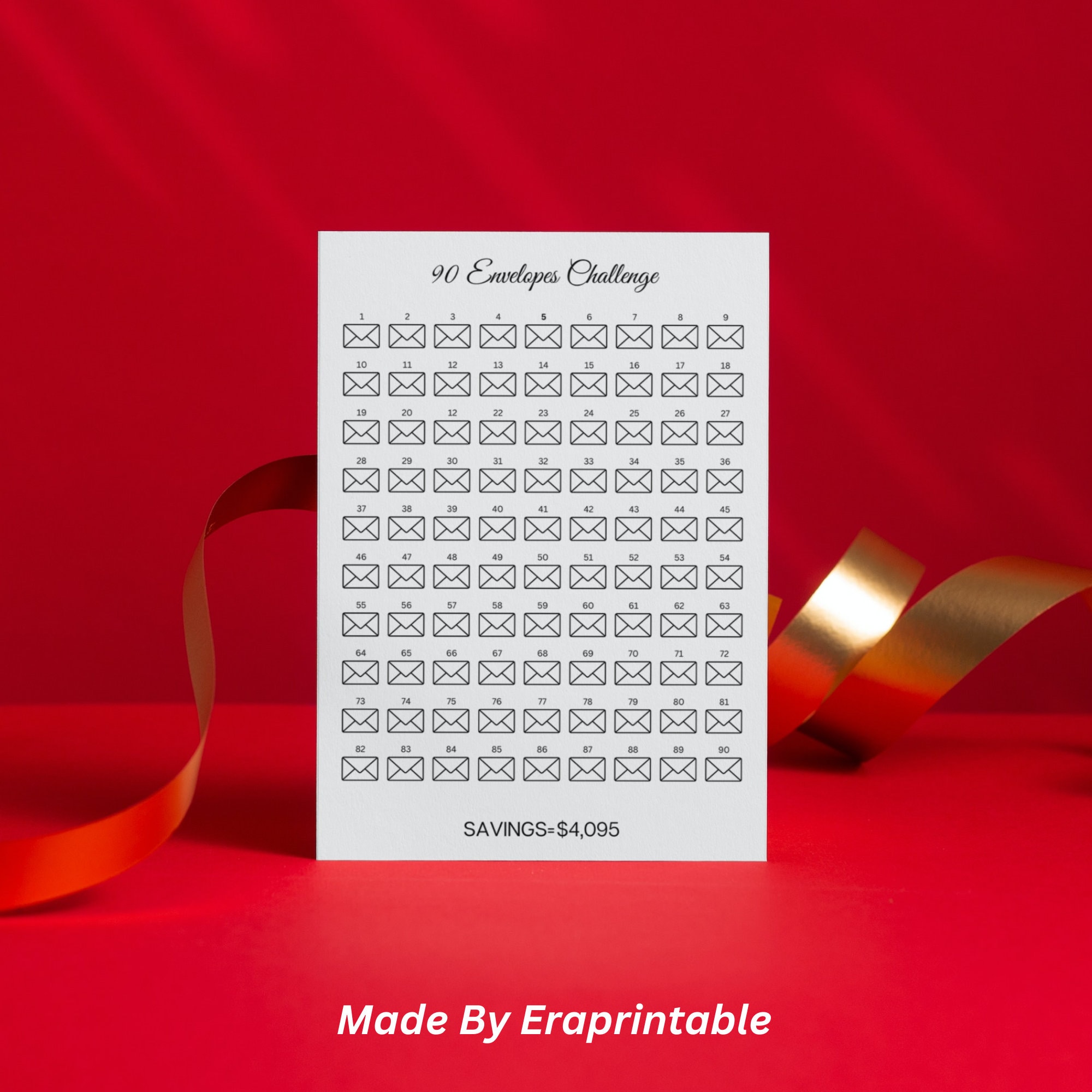 Buy 100 Envelope Saving Challenge Printable, Money Savings Challenges ...