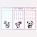 Cute Panda Savings Challenge Printable Bundle, Mini A6 Panda Saving ...