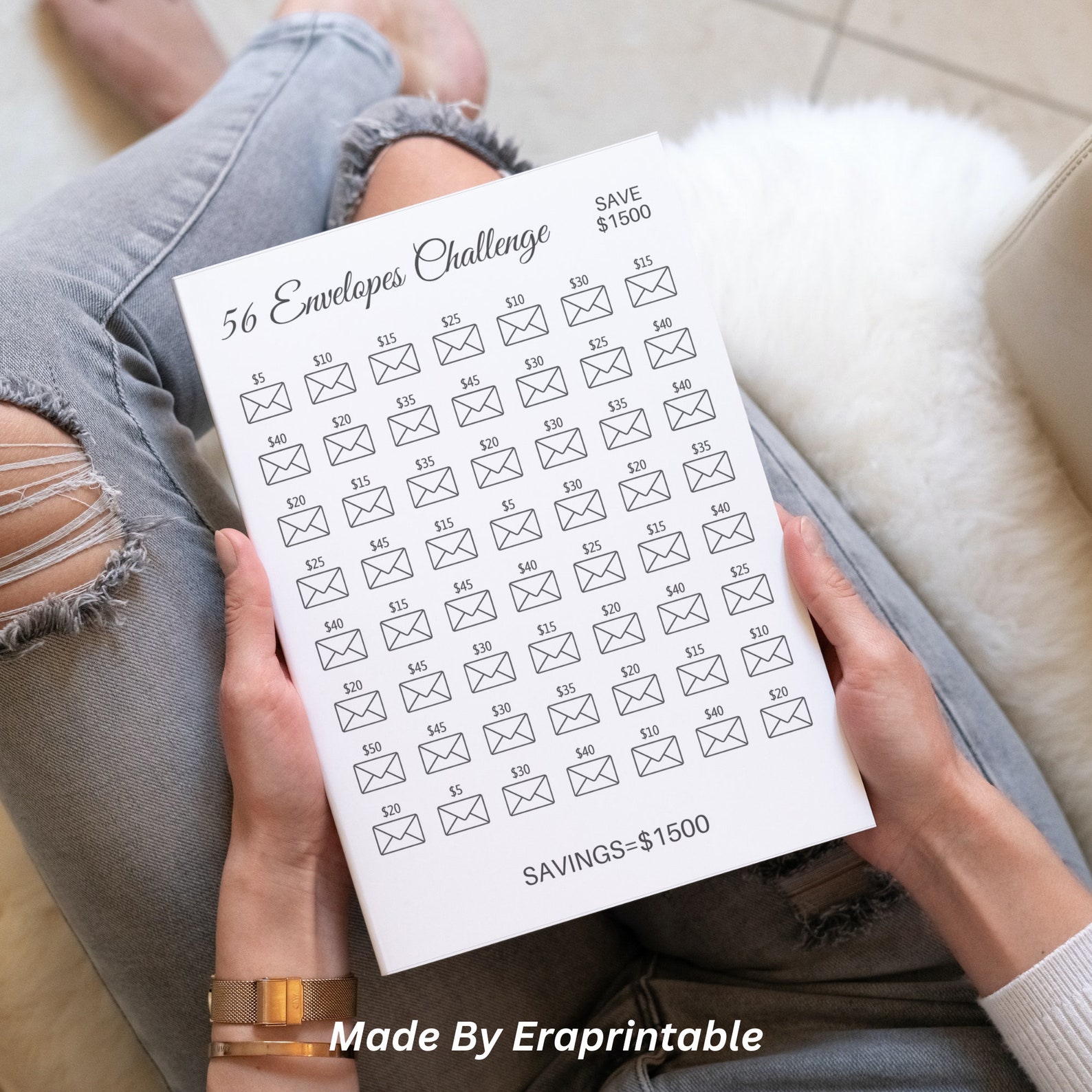 Buy Envelope Saving Challenge Printable, Money Saving Challenge ...