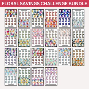 Ultimate Mega Savings Challenge Printable Budget Binder, Digital Money ...