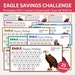 Parrots Saving Challenge Printable Bundle, Mini A6 Low Income Birds ...