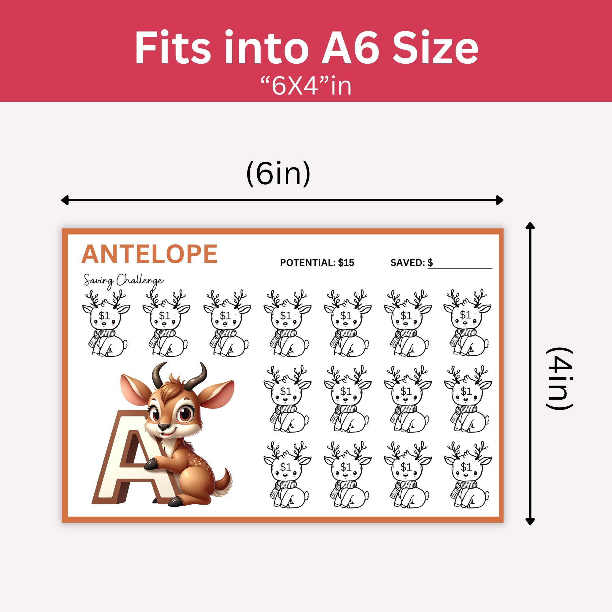 Alphabet Savings Challenge Printable, Alphabet Saving Challenge Bundle ...