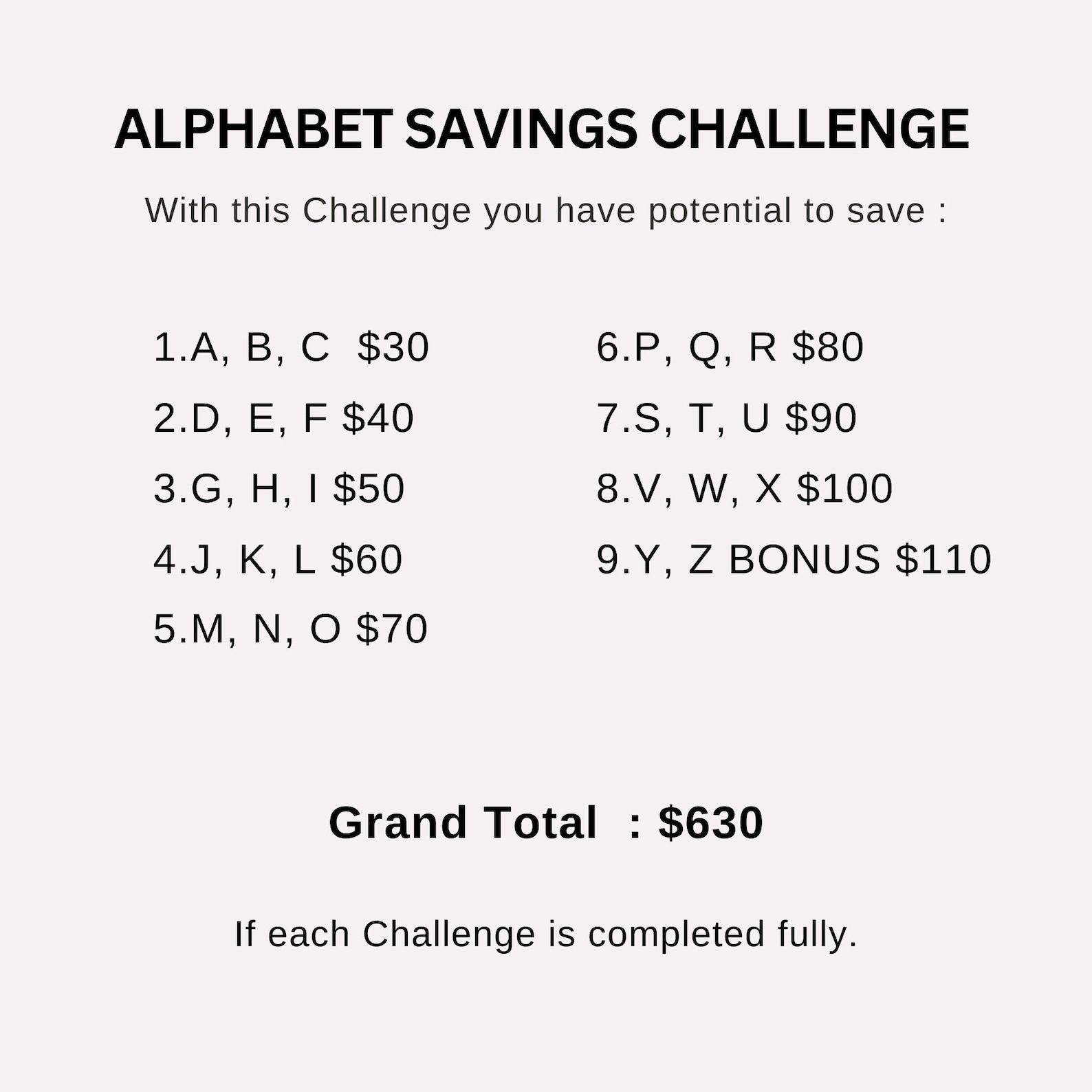 Kids Alphabet Savings Challenge Printable, Saving Challenges Bundle, A6 ...