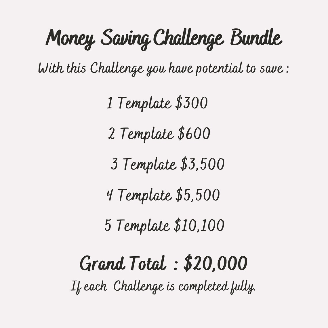 Savings Challenge Printable Money Saving Challenge Bundle - Etsy