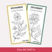 Ultimate Floral Coloring Savings Challenge Printable Bundle 40 Set, A6 ...