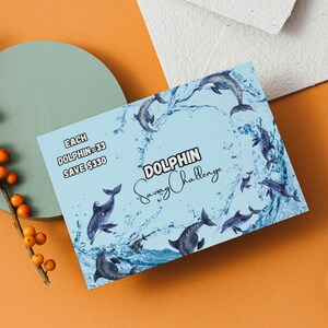 Sea Creature Savings Challenge Printable Bundle, Mini A6 Ocean Themed ...