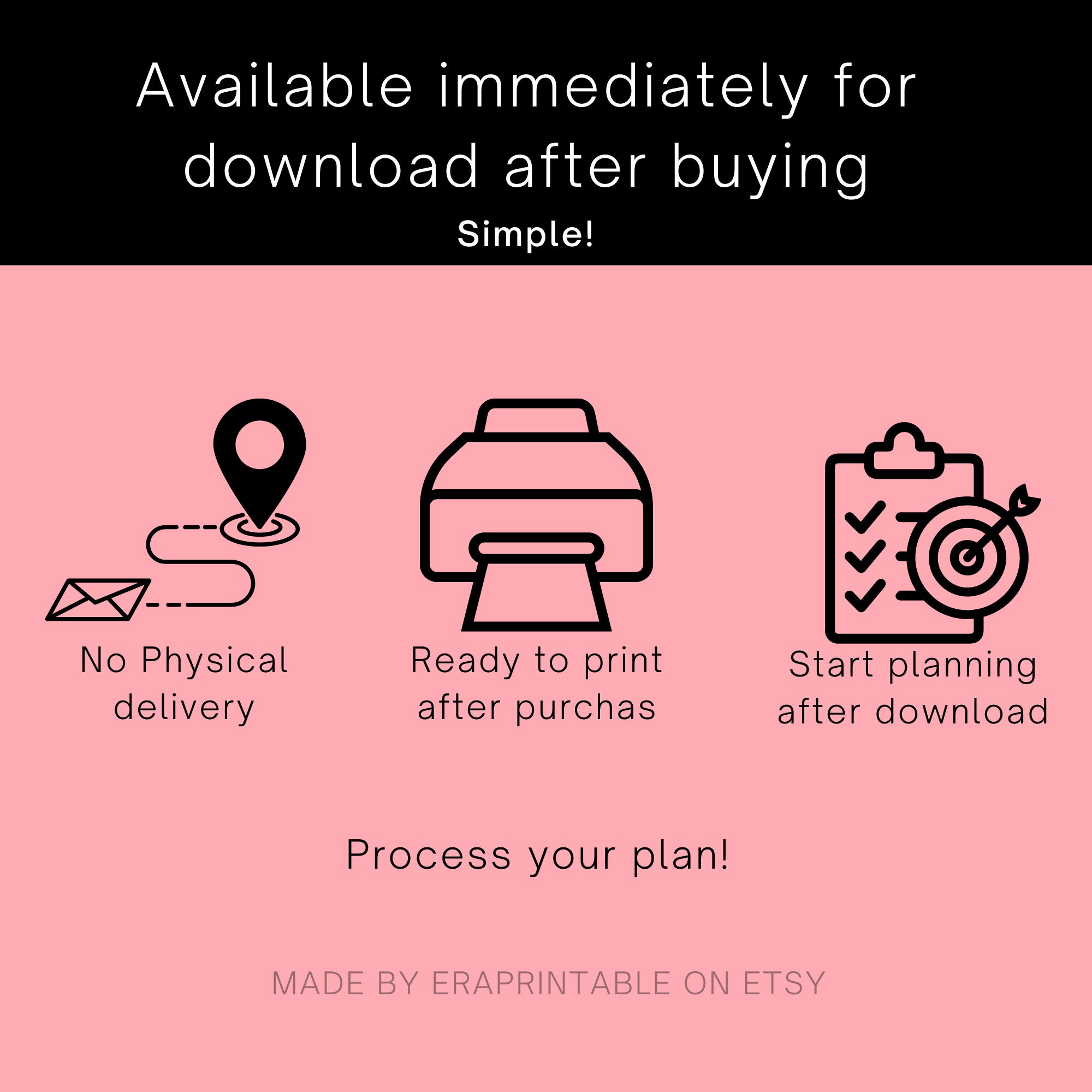 ADHD Daily Planner Printable, Time Blocking Planner, Daily Routine ...
