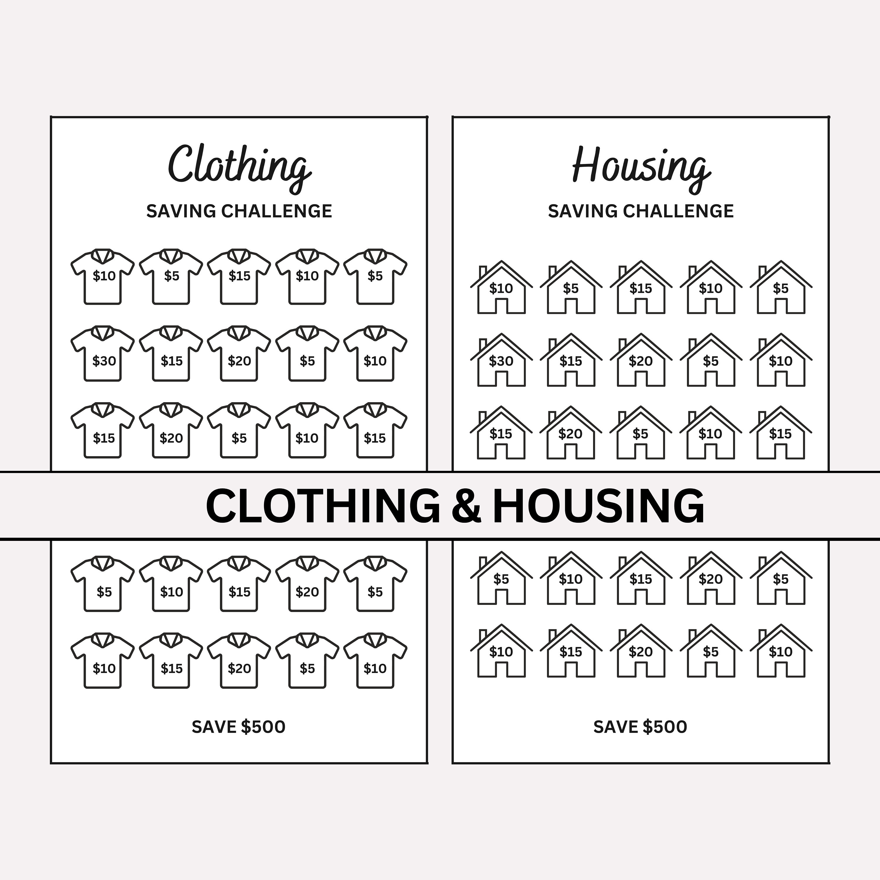 Mini Savings Challenge Printable A6 Savings Challenge Bundle - Etsy