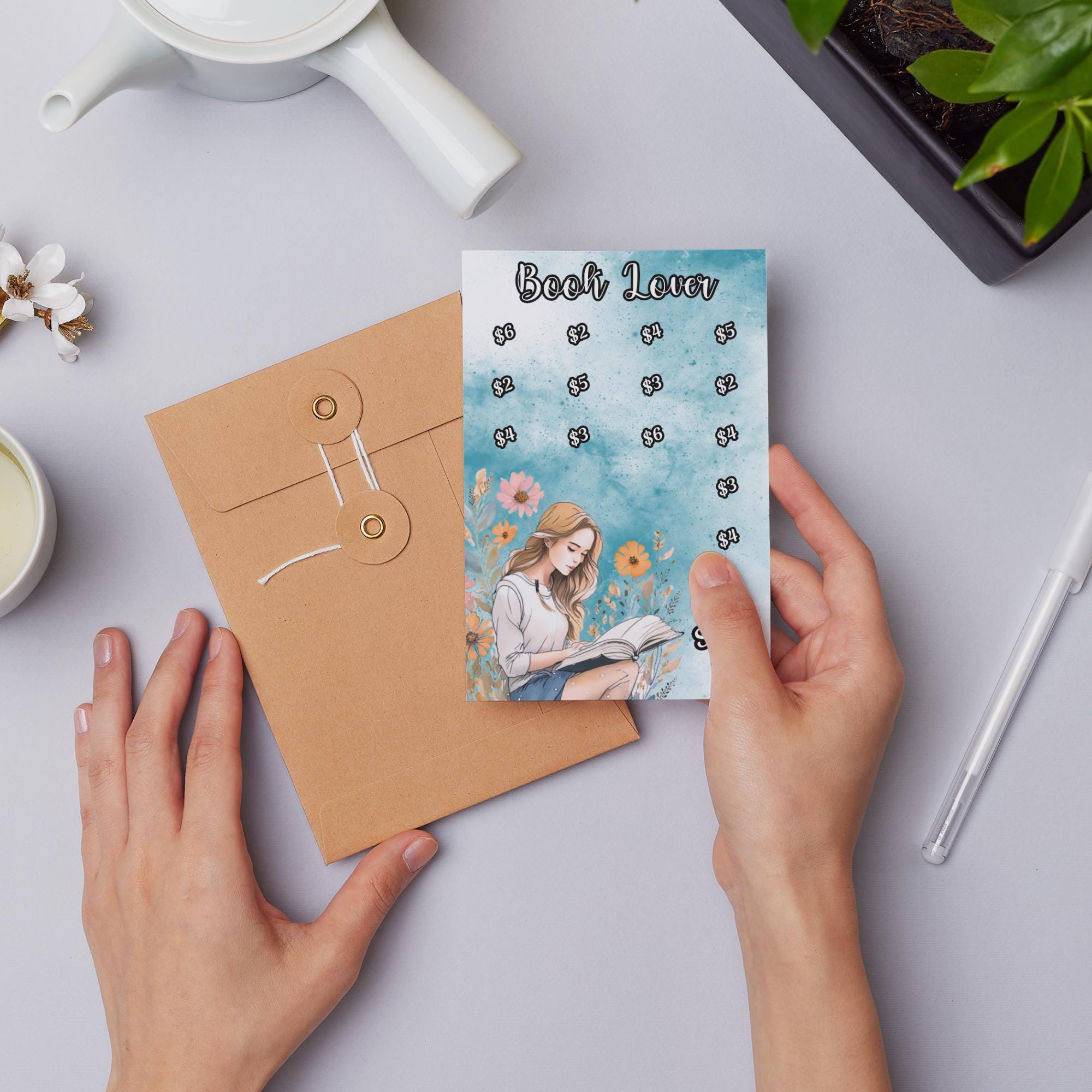 Book Lover Savings Challenge Printable Bundle, Bookish Money Saving ...