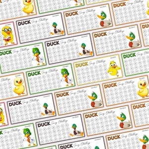 Duck Savings Challenge Printable, Get Your Mini A6 Ducks Saving ...
