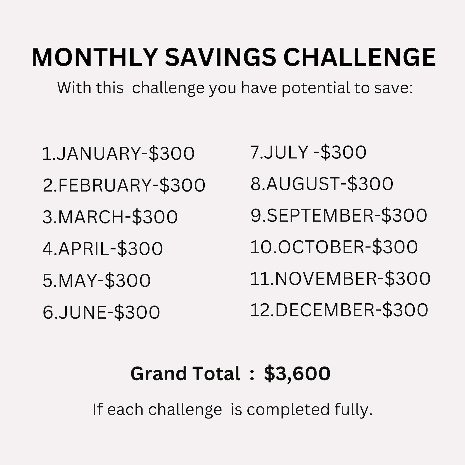 Buy 12-month Savings Challenge Printable: Monthly Tracker Bundle ...