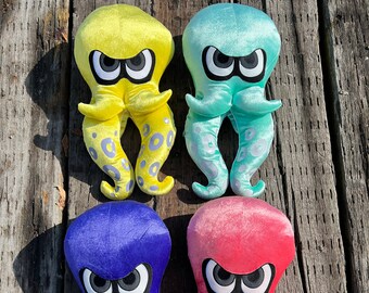 Squid and Octopus Keyring Inspired by Splatoon Pearl and - Etsy