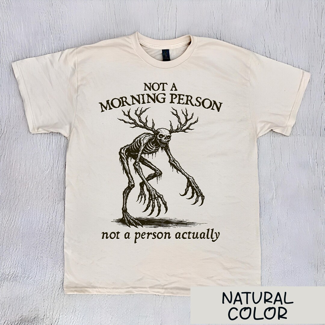 Wendigo Not a Morning Person, Cryptid Tshirt, Cryptidcore Aesthetic ...
