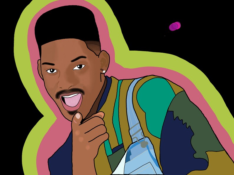 Fresh Prince of Bel-air Will Smith Digital Art png - Etsy