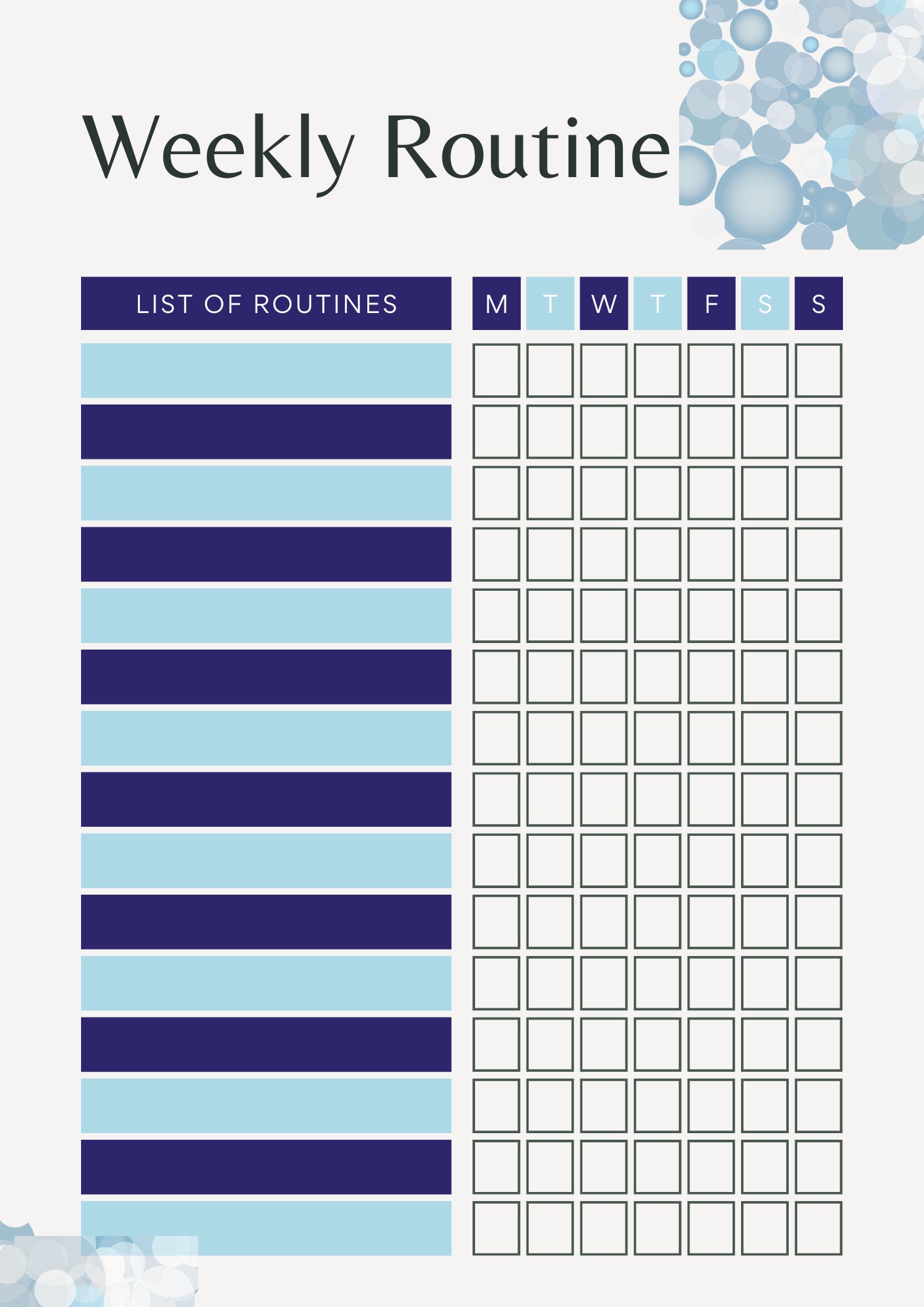 Undated Productivity Daily Digital Planner Daily Schedule Printable ...