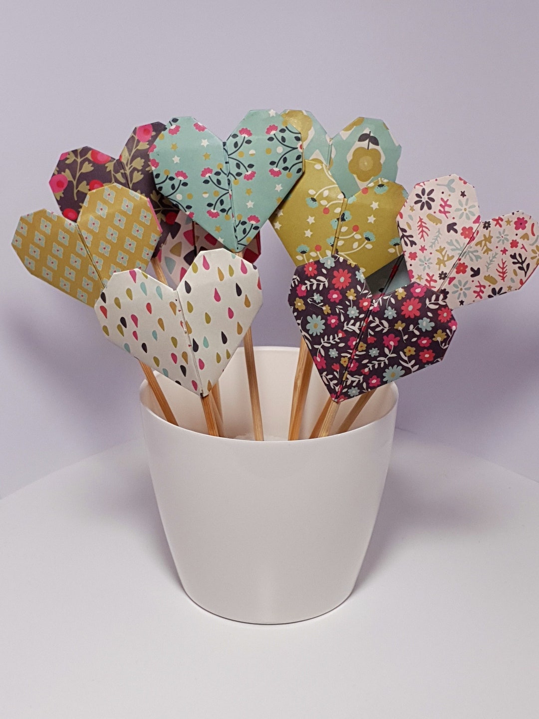 10 Heart Spikes Cake Decoration Table Decoration Cake - Etsy