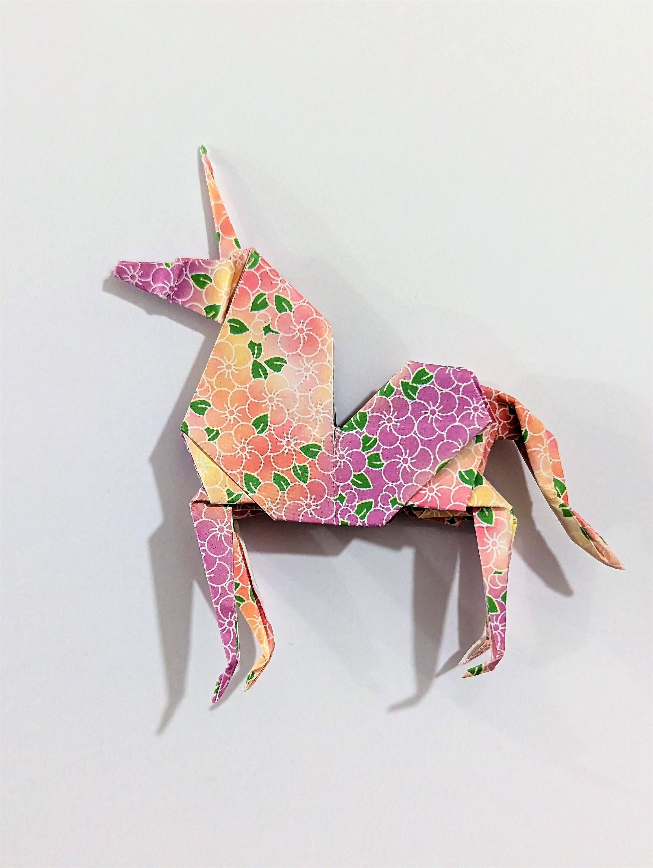 Origami Unicorn Magnet, Fairy Fridge Magnets, Interior Decoration ...