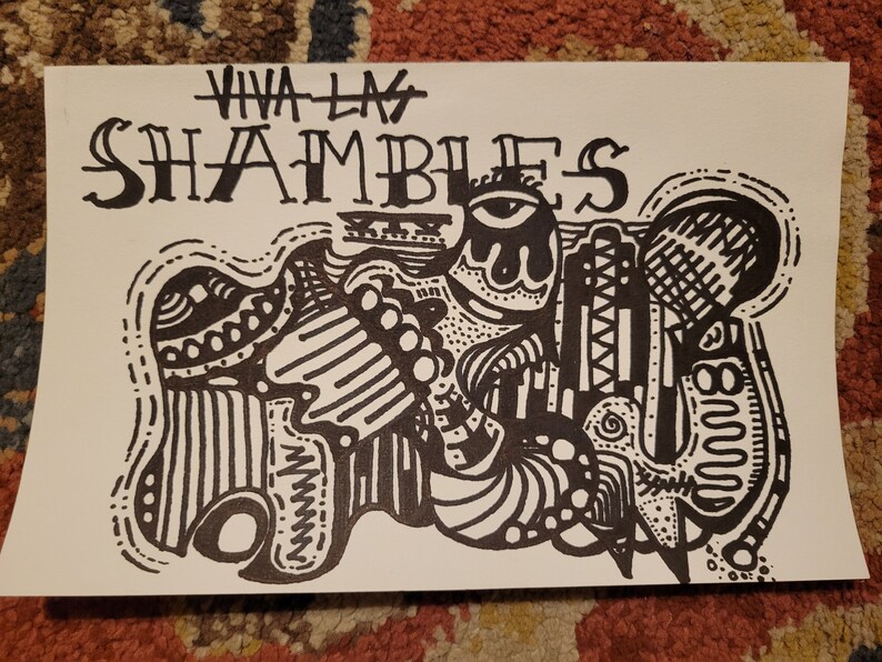 Abstract Original Sharpie Drawing - Etsy