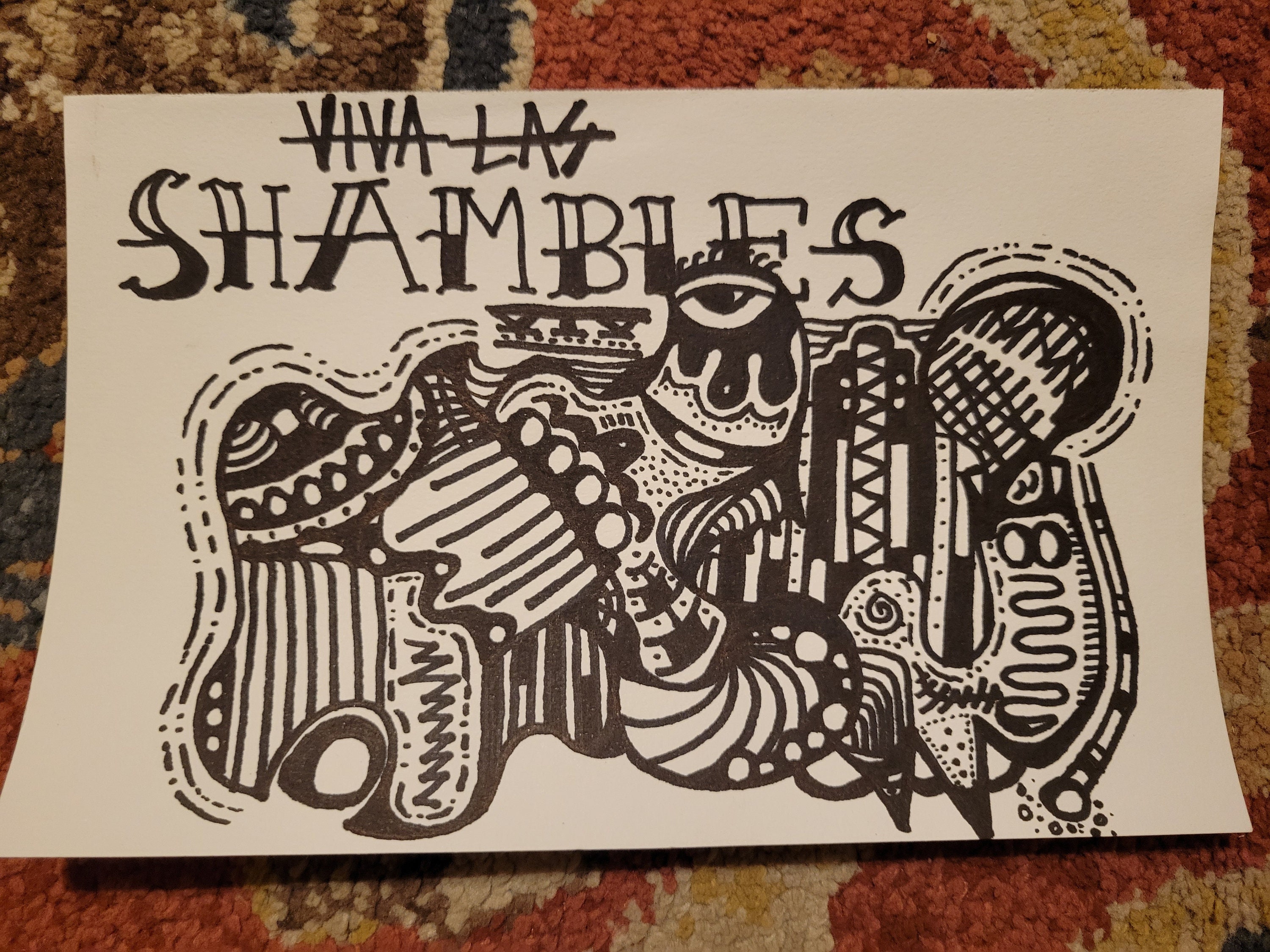 Abstract Original Sharpie Drawing - Etsy