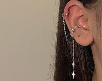 Fake Ear Chain Piercing - Etsy