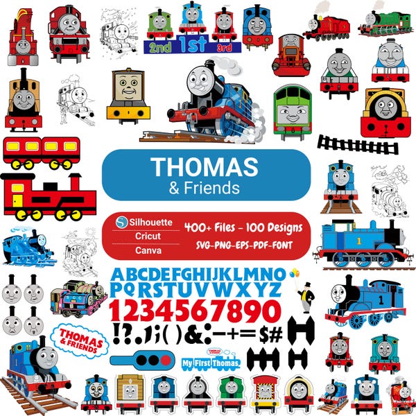 Thomas the Train Svg - Etsy