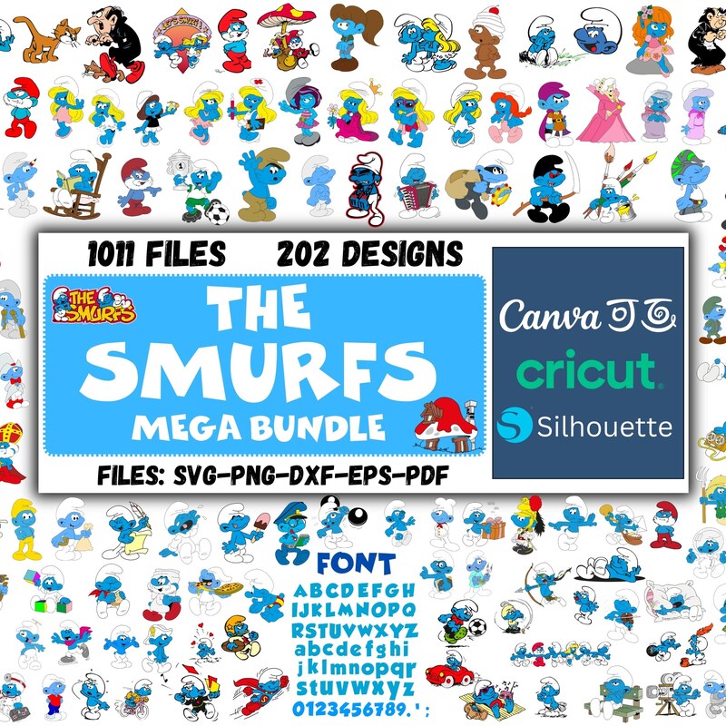 Smurfs - Etsy