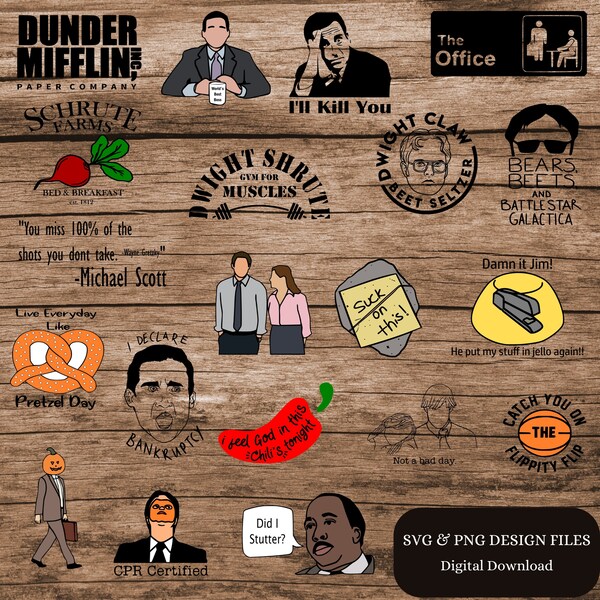 The Office Svg - Etsy