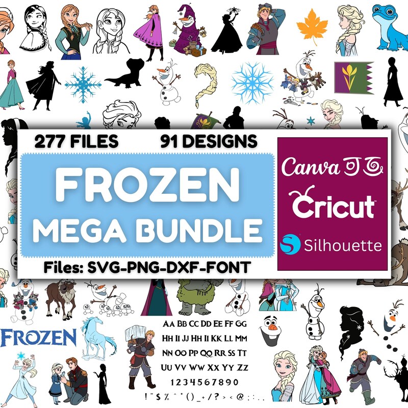 Frozen Svg - Etsy