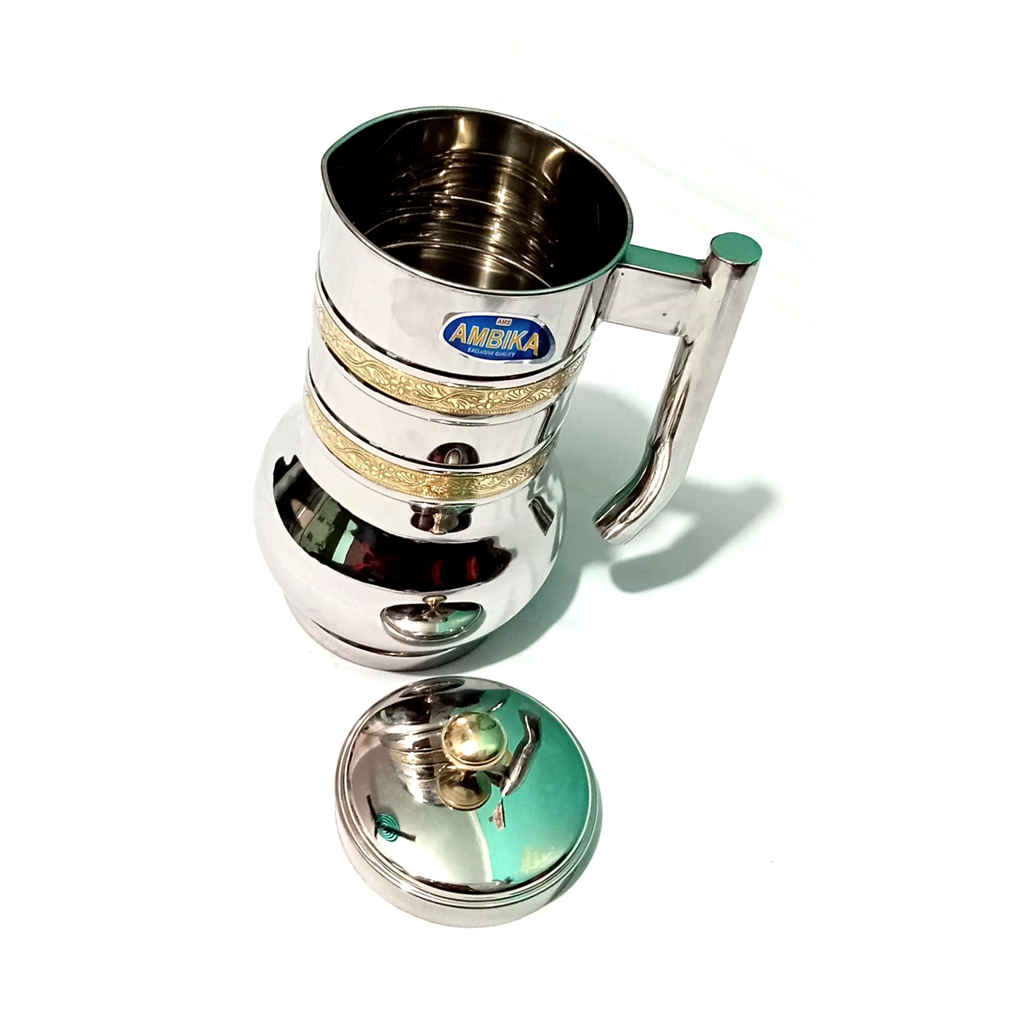 Stainless Steel Jug With Lid Perfect on Dinning Table (capacity 1.5) - Etsy