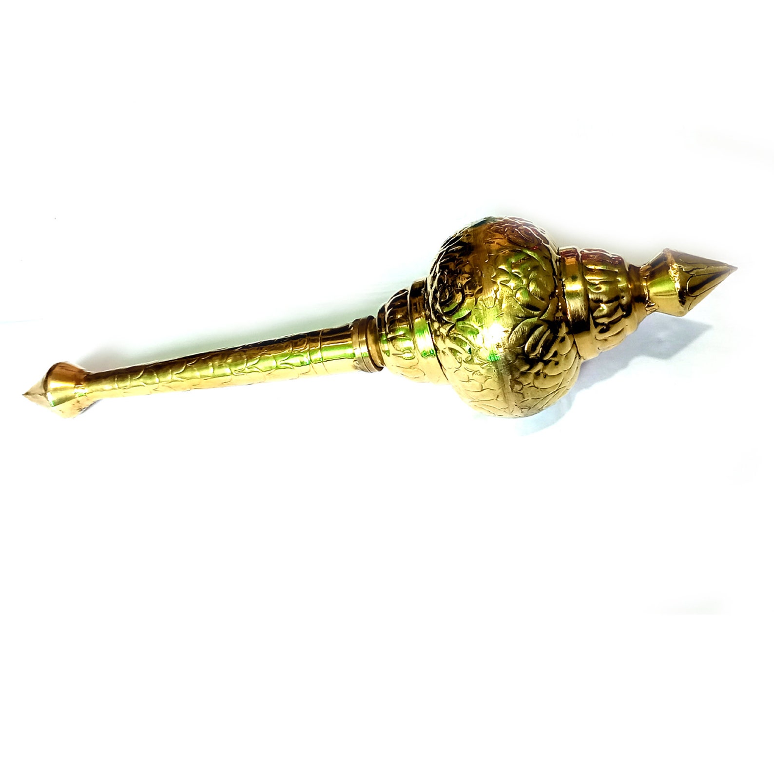 Brass Hanuman Sota Hanuman Gada Gold Color Pure Brass - Etsy