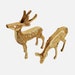 Vintage Large Brass Deer Figurines, Christmas Decor, Vintage Mid ...