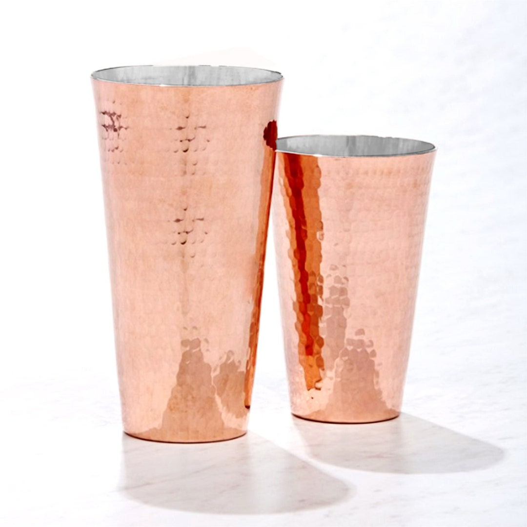 Handmade Pure Copper Cocktail Shaker, Copper Cup, Gift for Him, Copper ...