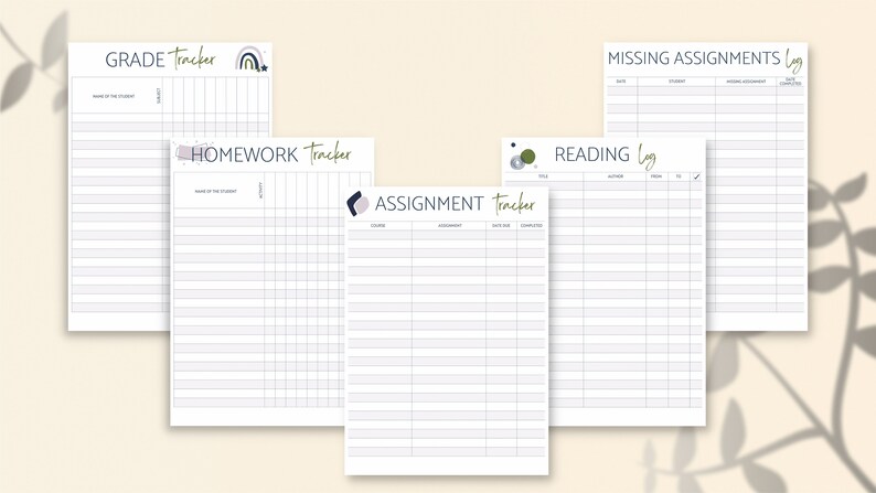 All in One Teacher Planner Printable. Academic Planner Bundle. Digital ...