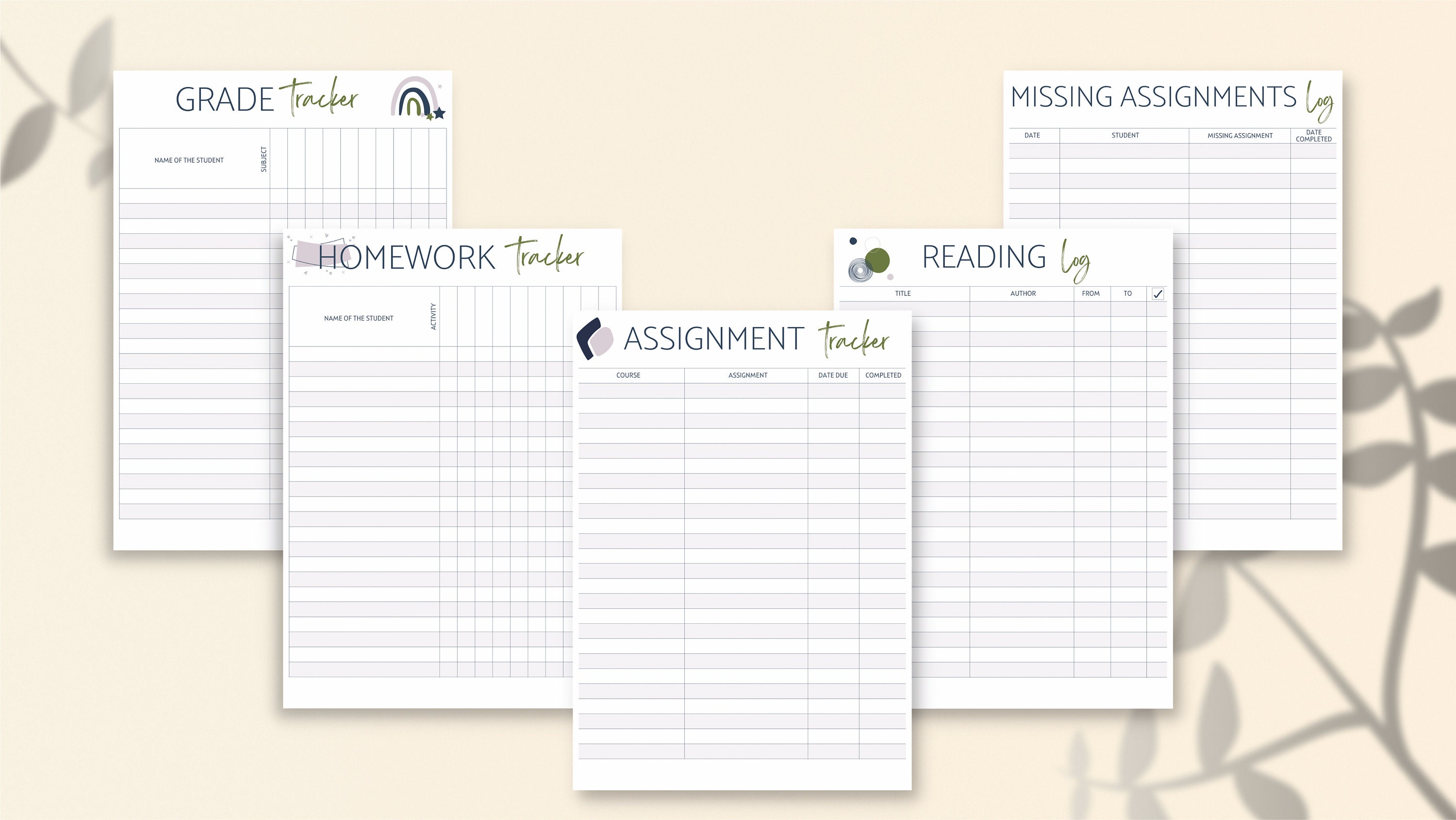 All in One Teacher Planner Printable. Academic Planner Bundle. Digital ...