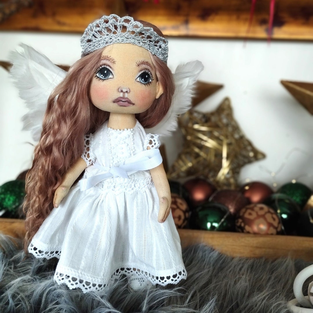 Cloth Doll 28 Cm, Guardian Angel, Fabric Figure, Waldorf Doll, Dolls ...
