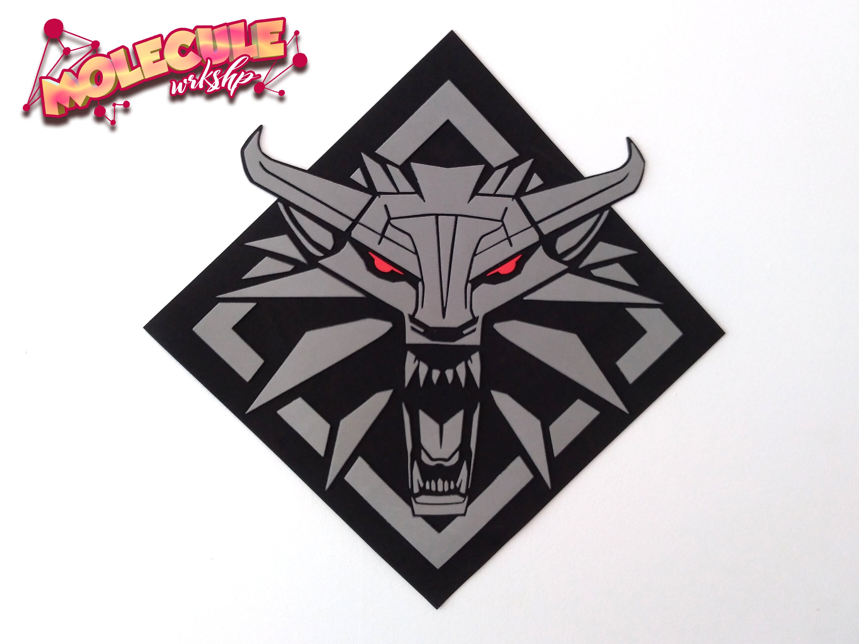 Witcher Logo Wolf School Self-adhesive Wall Decoration in Eva Foam - Etsy