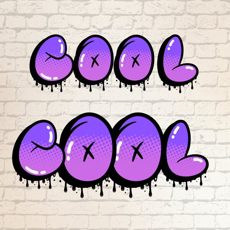 26 PNG Graffiti Letters Purple Drip Alphabet PNG Transparent Background, Cricut, Sublimation ...