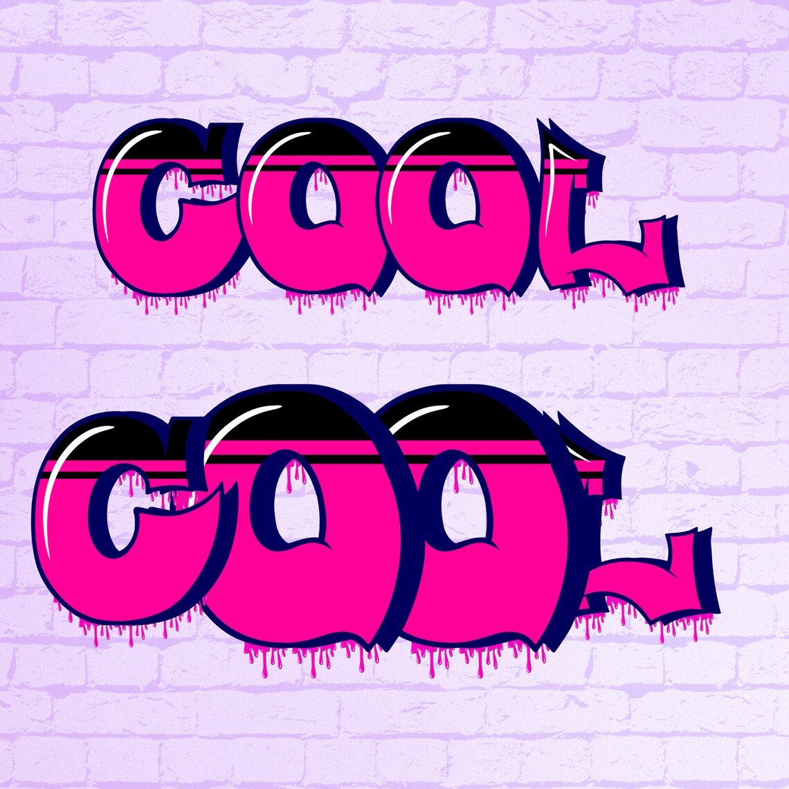 26 PNG Graffiti Letters Magenta Black Drip Alphabet PNG Transparent Background, Cricut ...