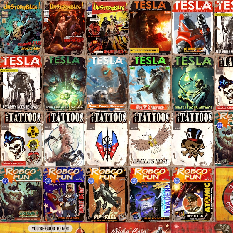 110 PNG Fallout Posters Digital Clipart High QalityPNG - Etsy México