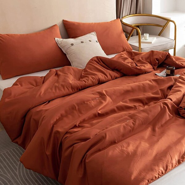 Orange Bedding - Etsy