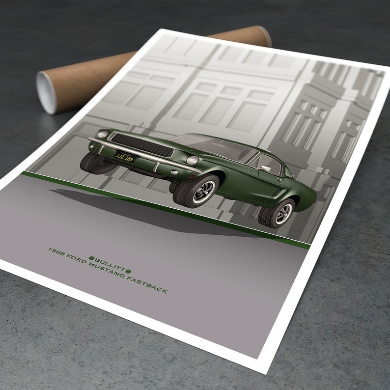 A Truly Iconic Car the 1968 Mustang Fastback Was Immortalised in the ...