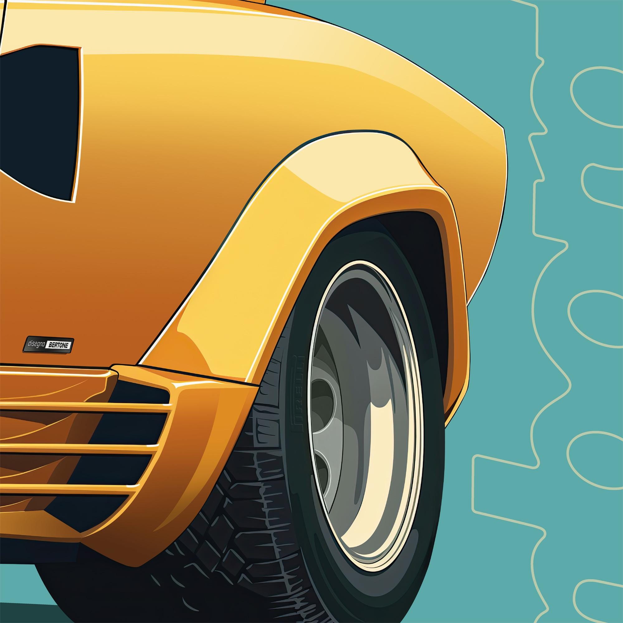 The 1988 Lamborghini Countach LP5000 Quattrovalvole, A True Icon of an ...
