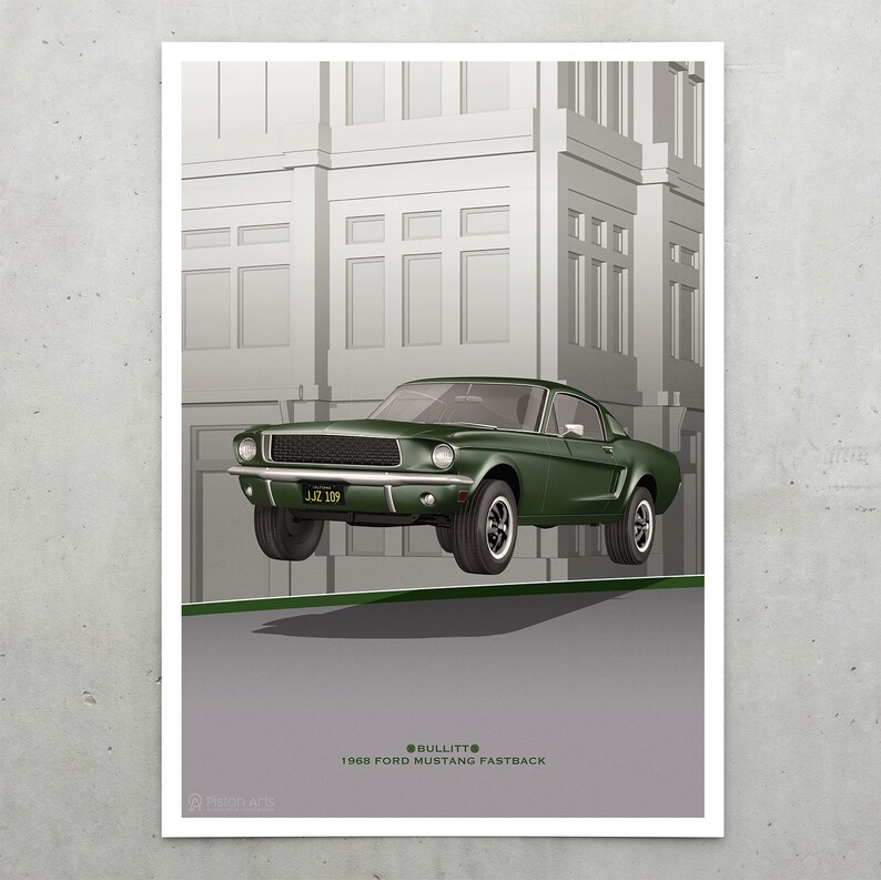 A Truly Iconic Car the 1968 Mustang Fastback Was Immortalised in the ...