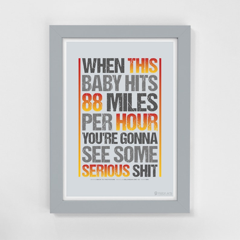 Back to the Future With the Delorean DMC-12 in This Typography Series ...