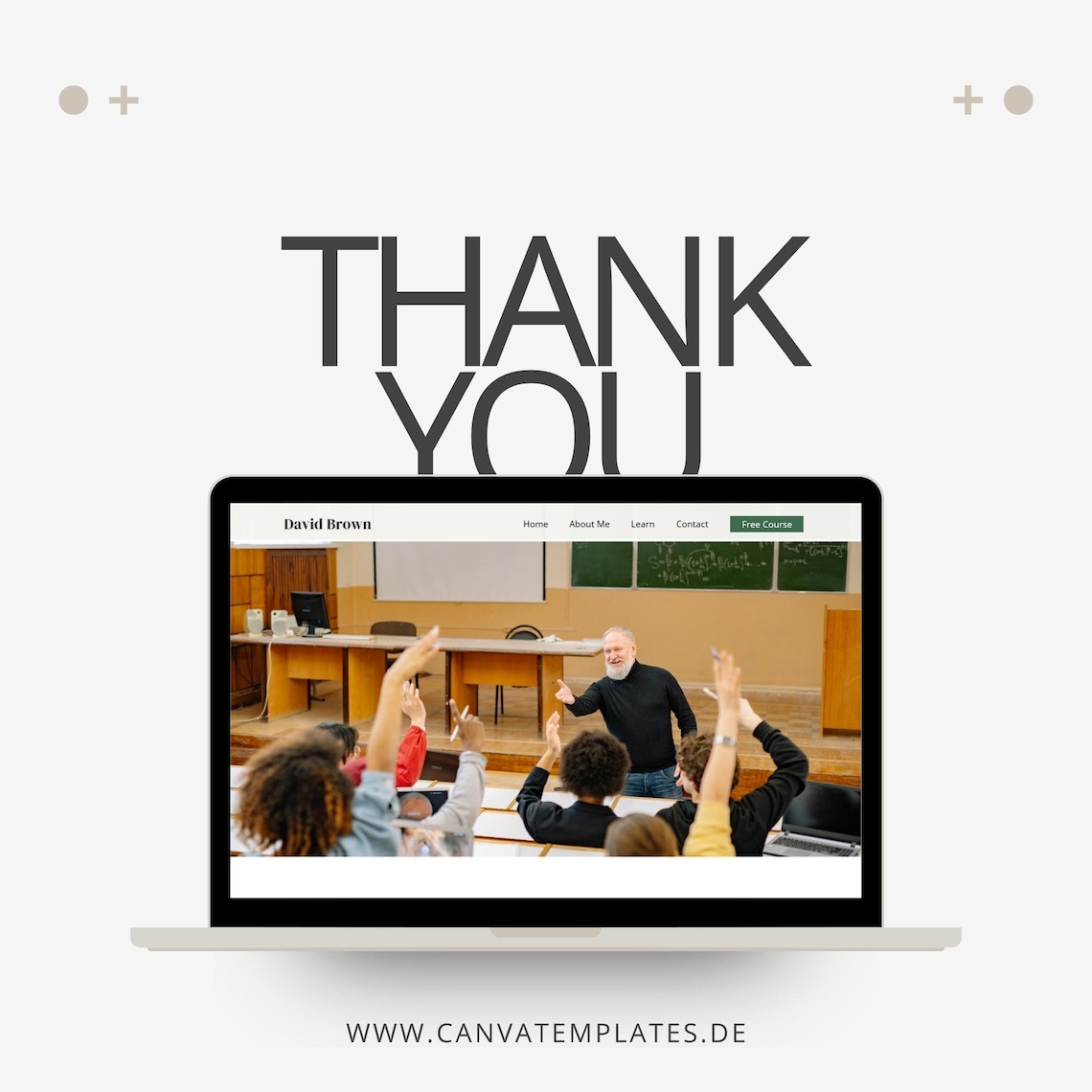 Teacher Canva Website Tutor Website Canva Website Template Business ...