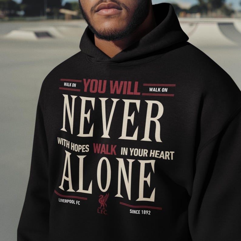 You'll Never Walk Alone YNWA Liverpool FC Fan Quote Design | Football T ...