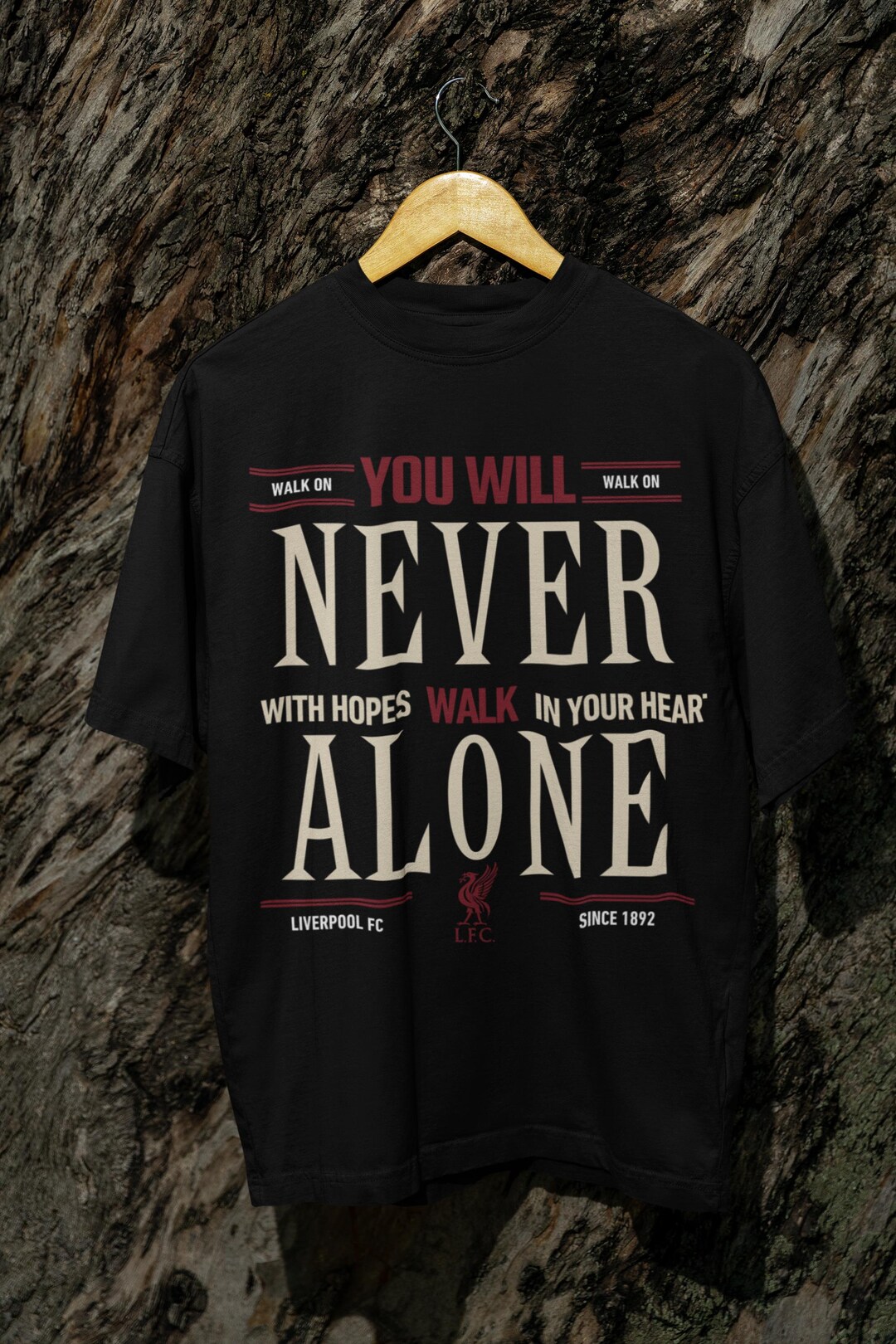 You'll Never Walk Alone YNWA Liverpool FC Fan Quote Design | Football T ...