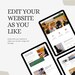Teacher Website Canva Template: Editable Tutor Business Website ...